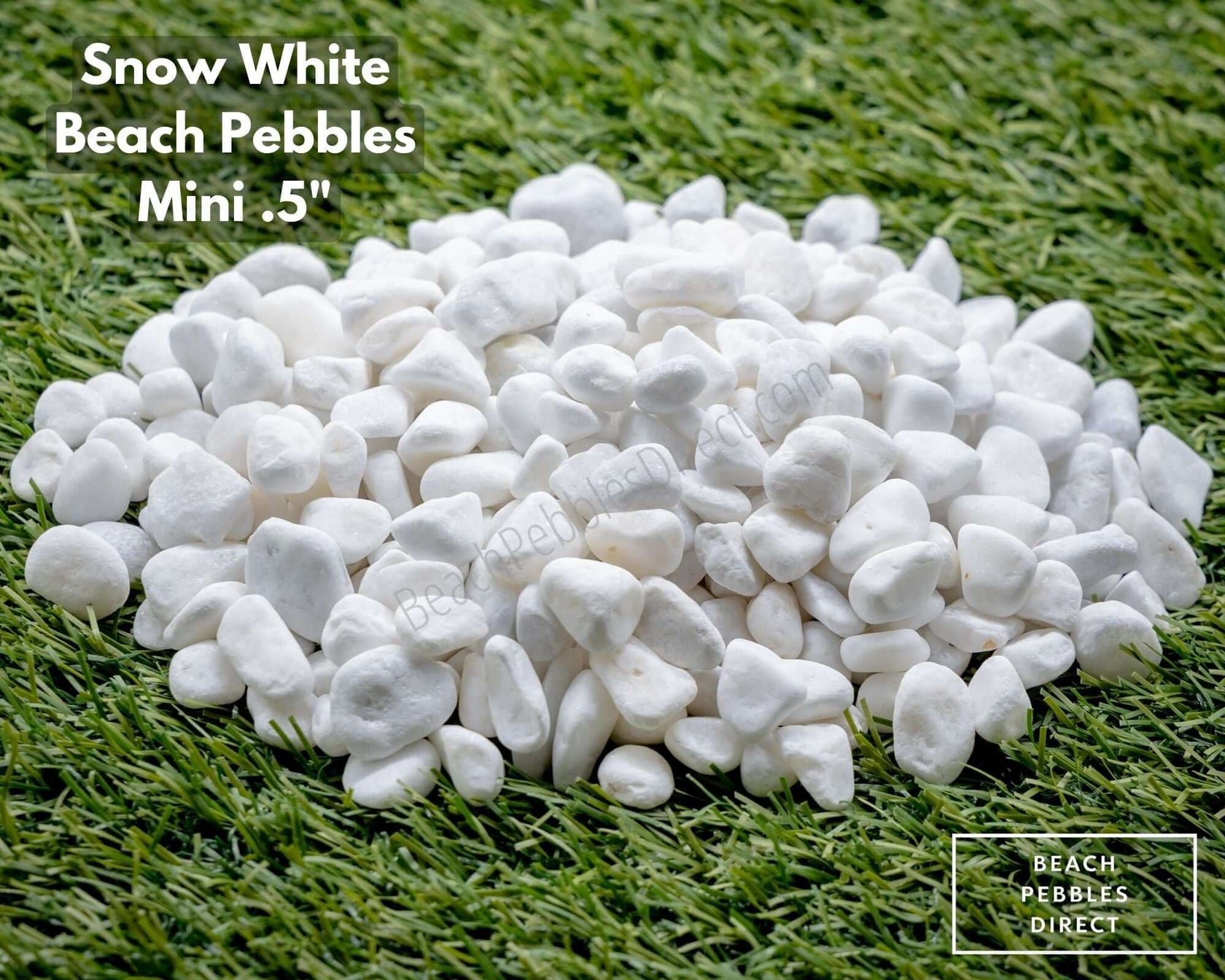 Snow White Beach Pebbles | Beach Pebbles Direct