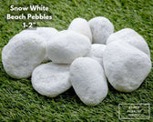 Snow White Beach Pebbles | Beach Pebbles Direct